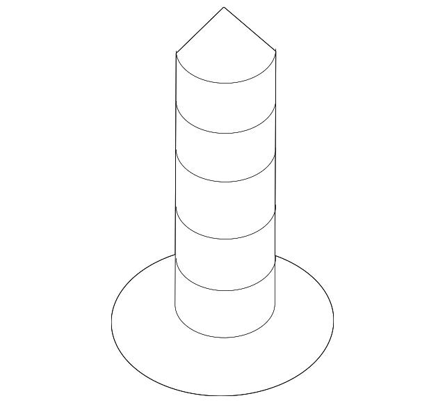 75867-06030 - Rocker Panel Molding Clip 2013-2025 Lexus | Longo Lexus Parts