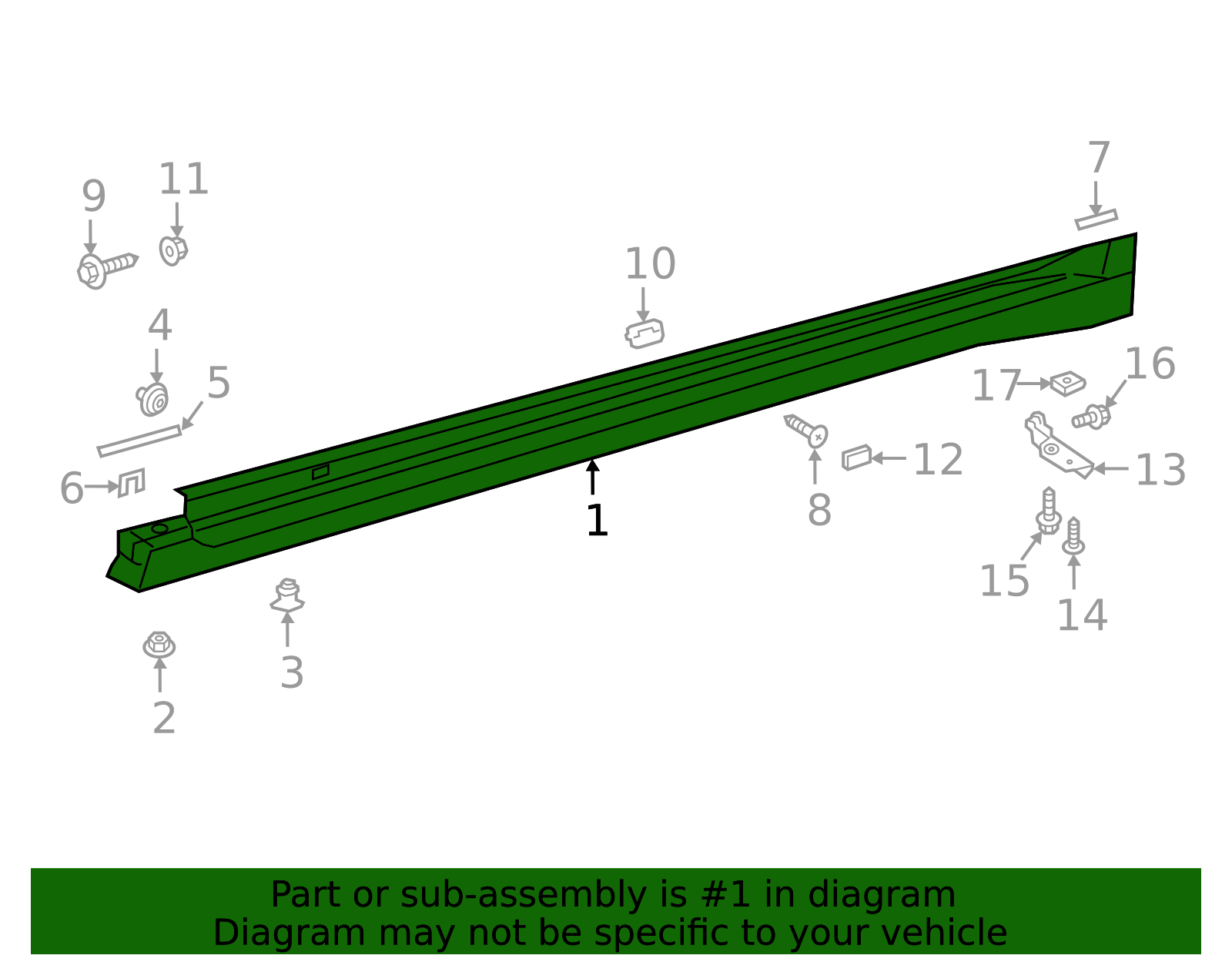 2019-2025 Lexus Rocker Molding 75852-06943 | OEM Parts Online