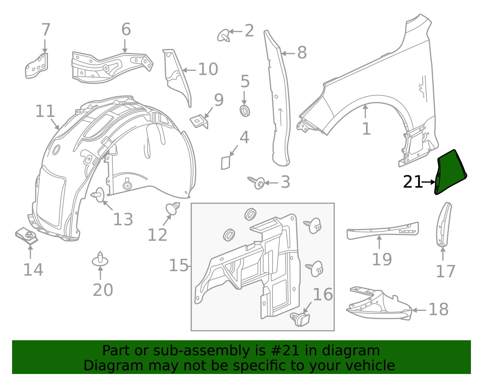 2022-2024 Cadillac CT5 Vent 85136748 | Courtesy Parts