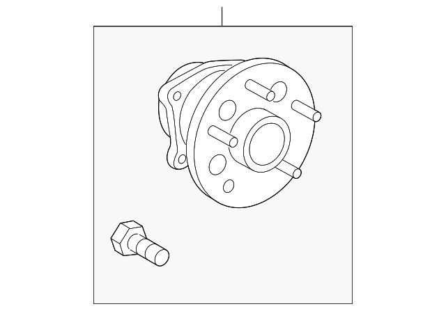Genuine Toyota Hub & Bearing part# 42450-08030 for 2011-2020 Toyota ...