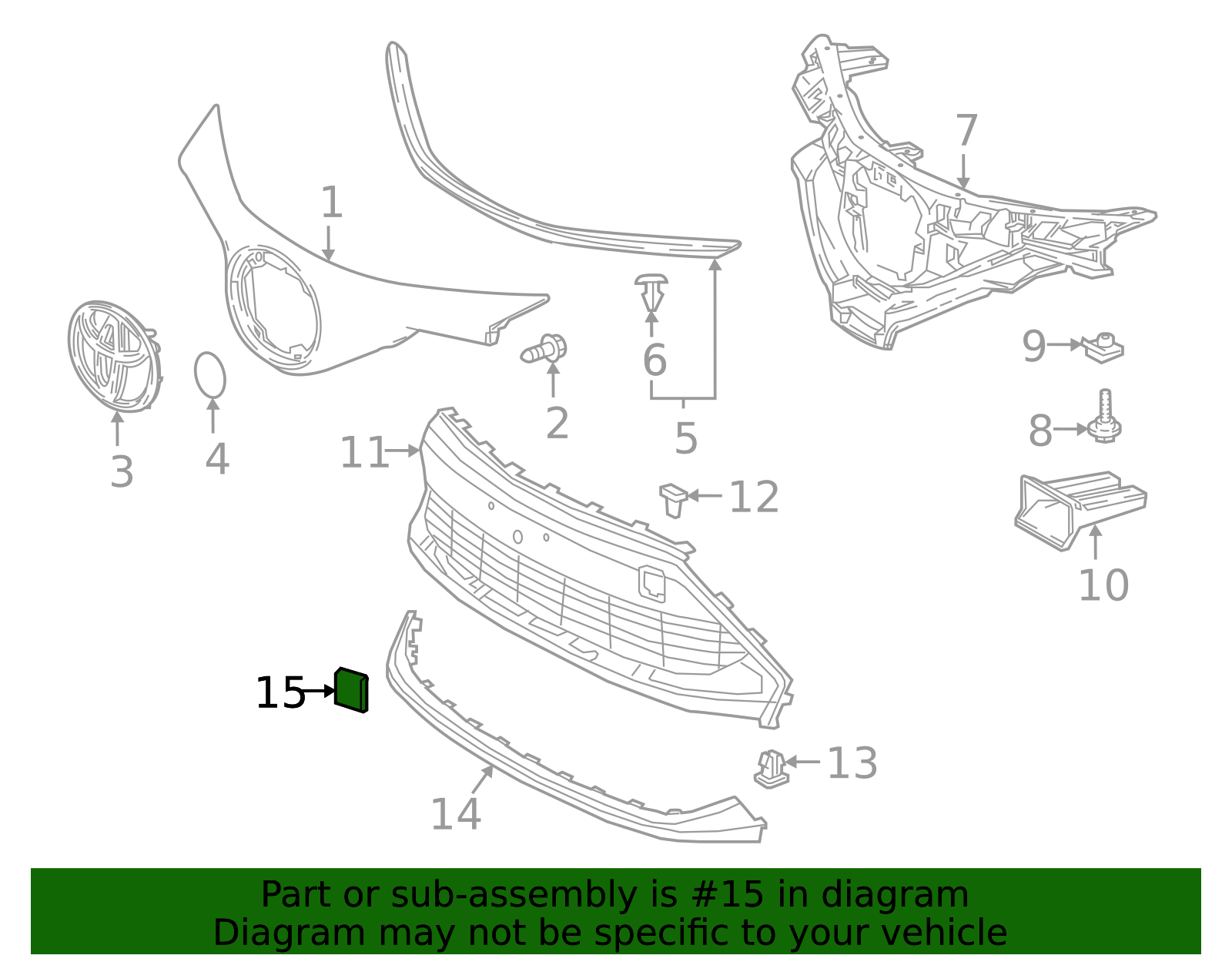 52128-F4200 - 2020-2022 Toyota C-HR - Tow Eye Cap | Nucar Toyota of ...