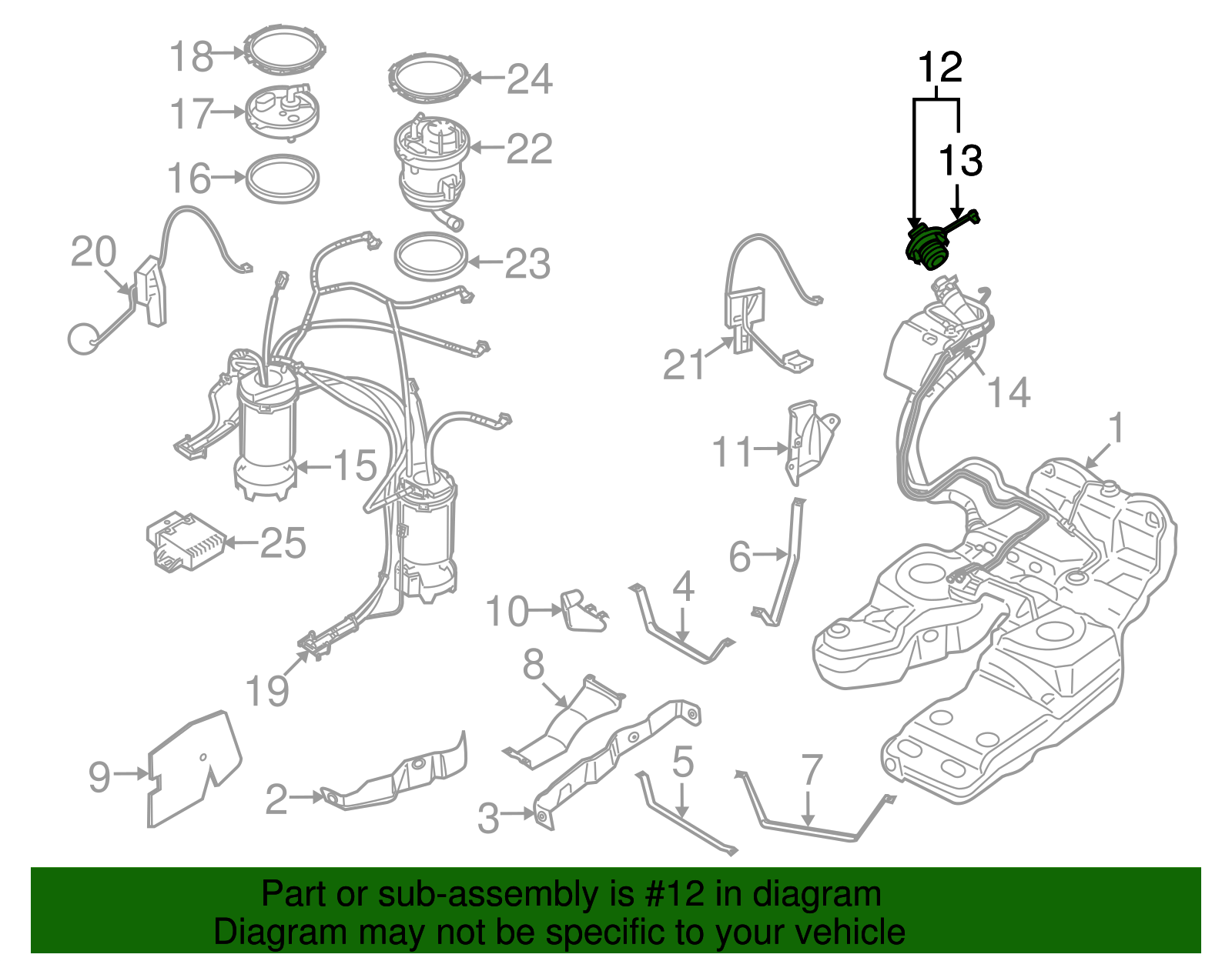 7L8-201-550-M - Fuel Cap 2007-2015 Audi Q7 | Audi OEM Parts Guy