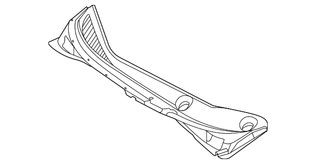 2020-2025 Nissan Versa Cowl Grille 66862-5EF0A | Nissan Parts Store