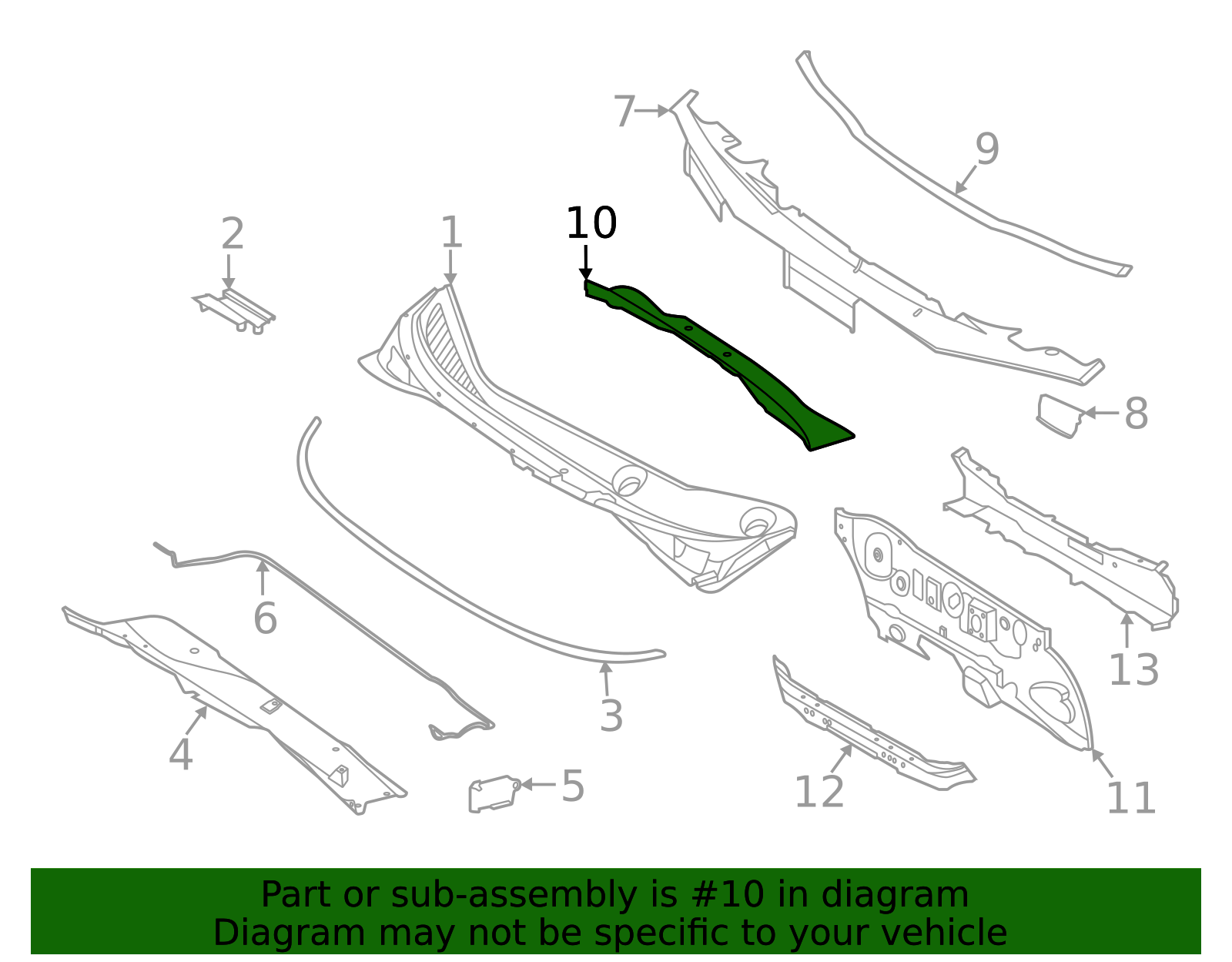 67356-5RW0A - Dash Panel Insulator 2020-2025 Nissan | Boro Nissan Parts