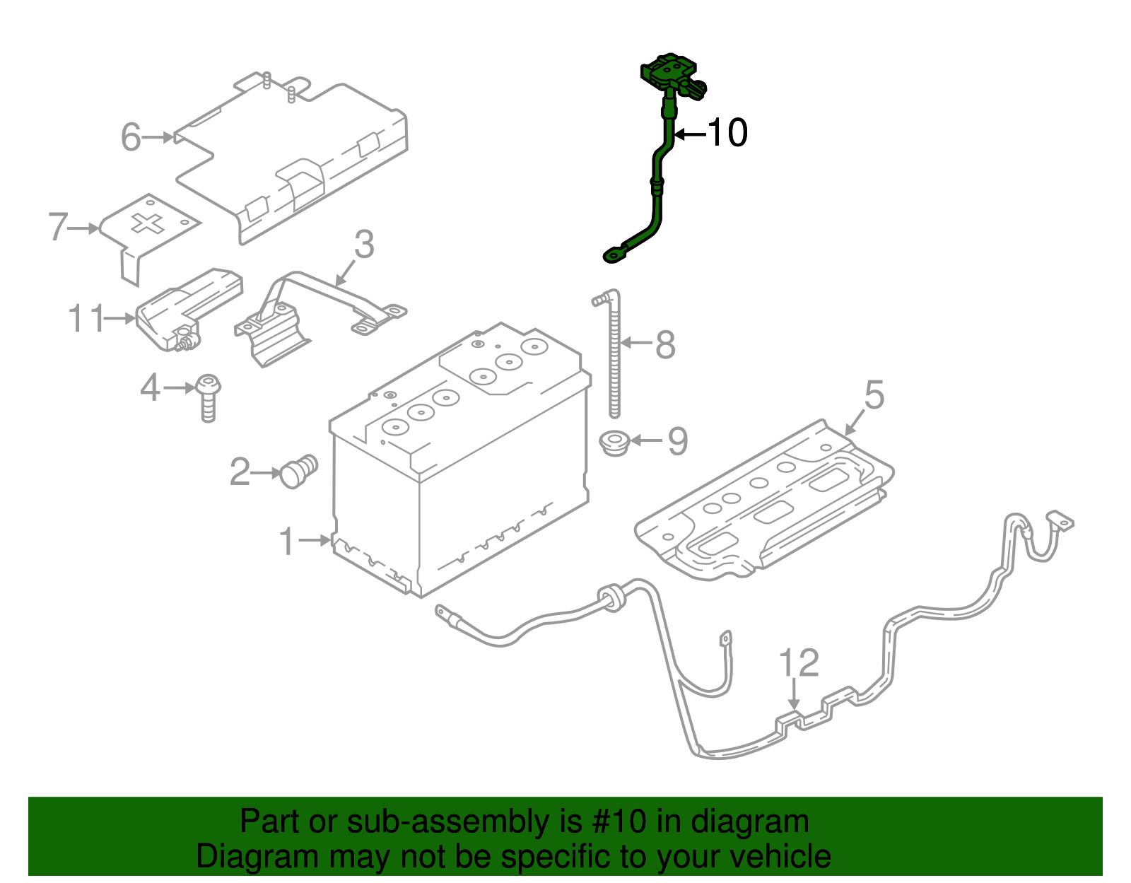 8S0-915-181-C - Negative Cable 2017-2024 Audi | Audi OEM Parts