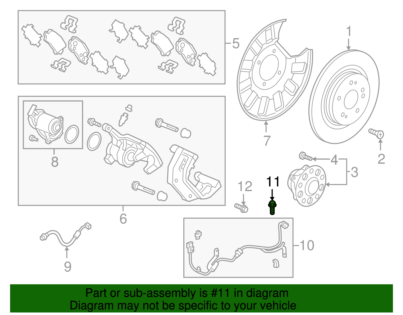 90100-SHJ-A00 - ABS Sensor Bolt 2011-2025 Honda | Honda Parts Online