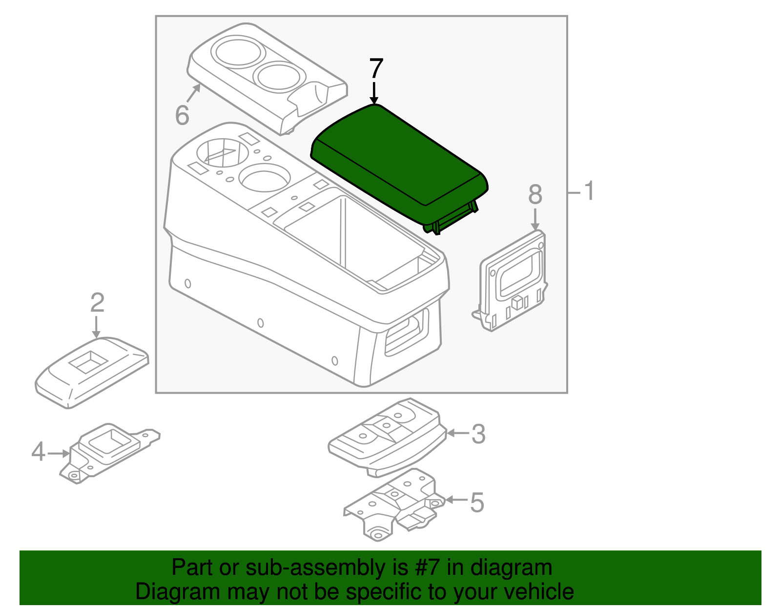 2011-2017 Nissan Quest Lid 96920-1JA0C | Bill Kay Nissan Parts
