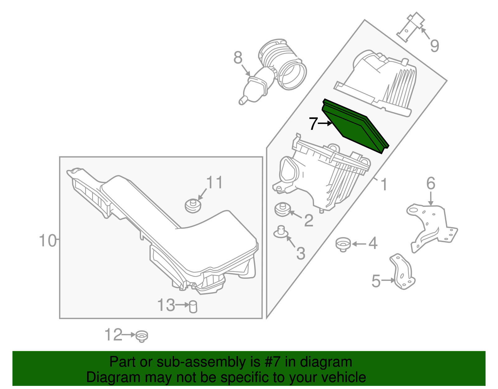 16546V0100 - Infiniti Air Filter 2017-2020 Infiniti QX60 | Performance ...