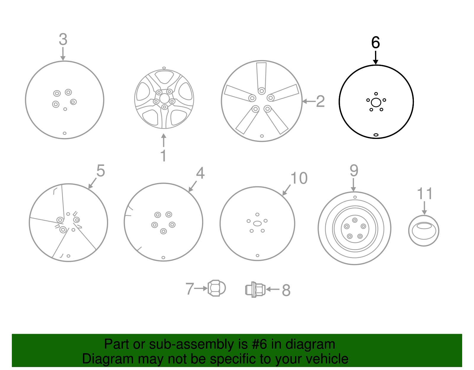 2016-2018 Toyota RAV4 Wheel Alloy 18 Inch 4261A-0R030 | Toyota Parts Center