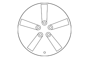 42611-0R150 - Wheel Alloy 17 Inch - 2013-2015 Toyota RAV4 | OEM Genuine ...