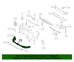 2019-2025 Toyota RAV4 Bumper Cover 52411-0R130 | Toyota Parts Center