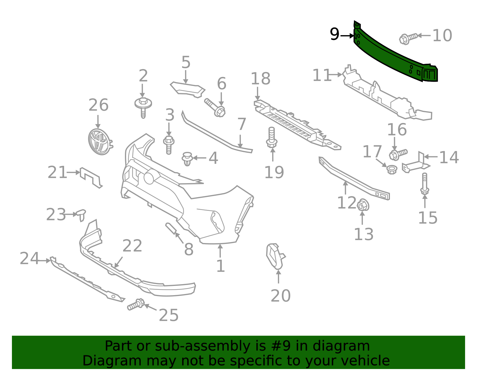 Impact Bar 52021-0R100 | OEM Parts Online