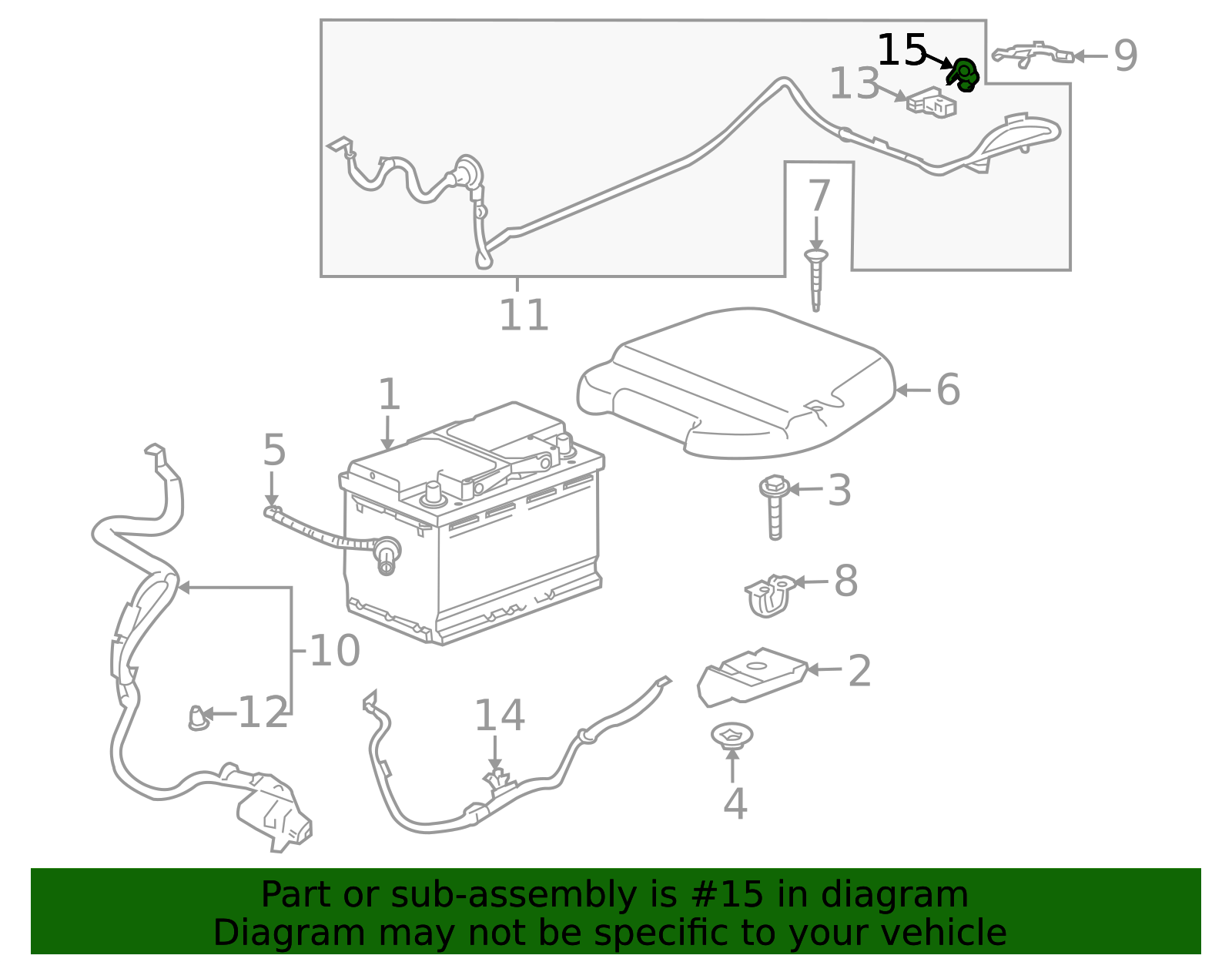 GM Parts | Genuine Battery Current Sensor Part# 13505369 | GM Parts Store