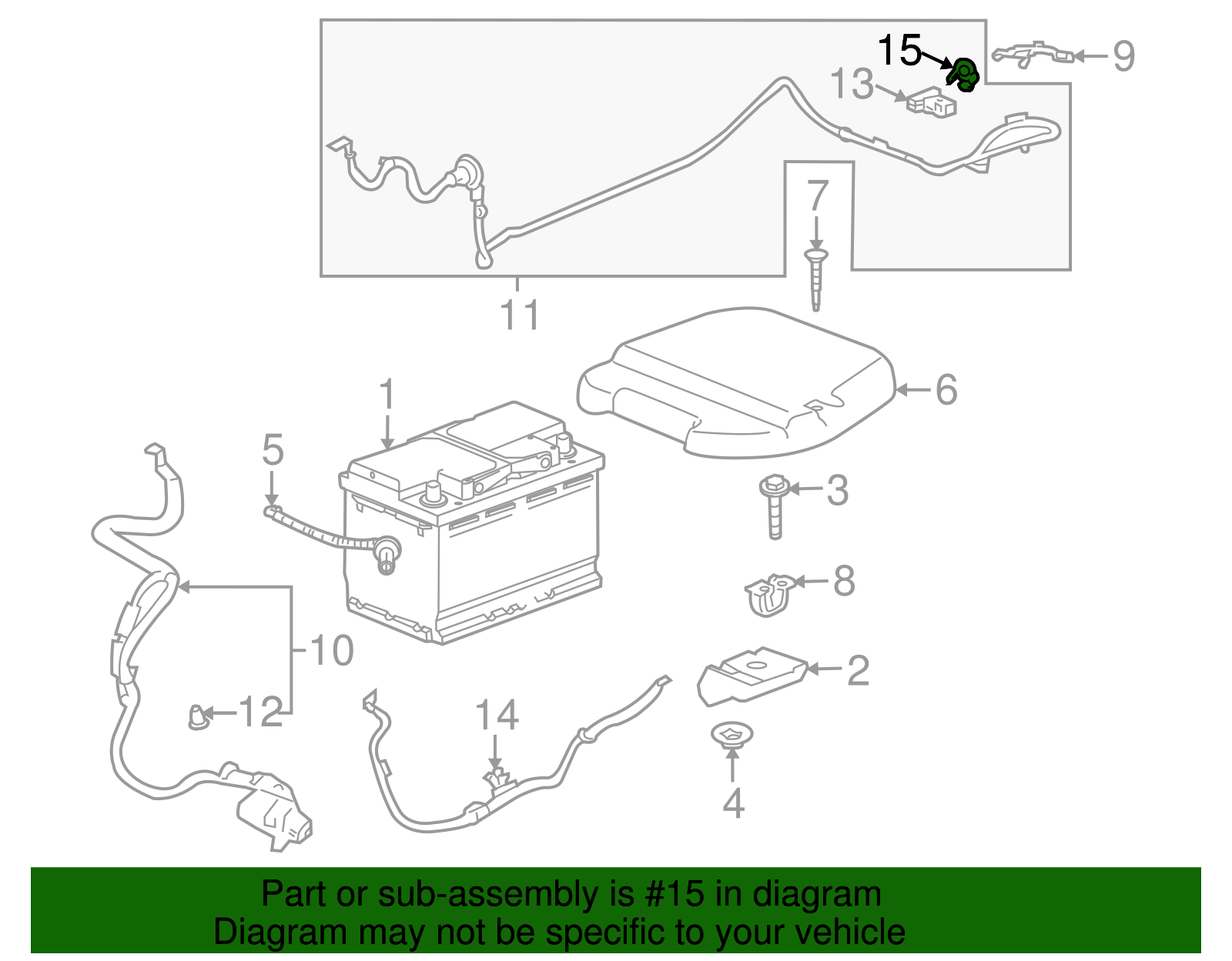 13505369 - 2005-2023 GM - Battery Current Sensor | Partners Chevy