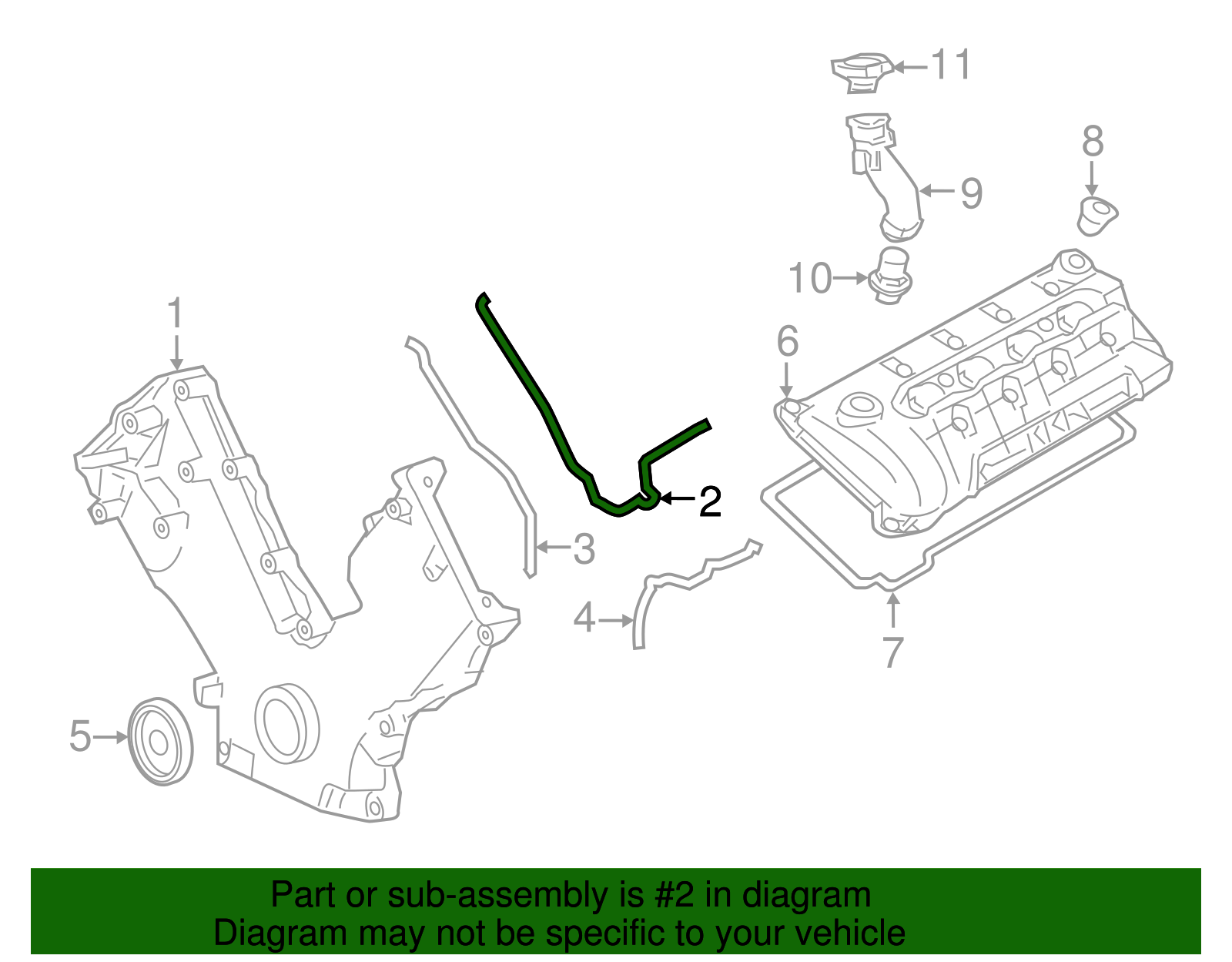 2004-2019 Ford Engine Timing Cover Gasket 3L3Z-6020-EA | Blue Springs ...