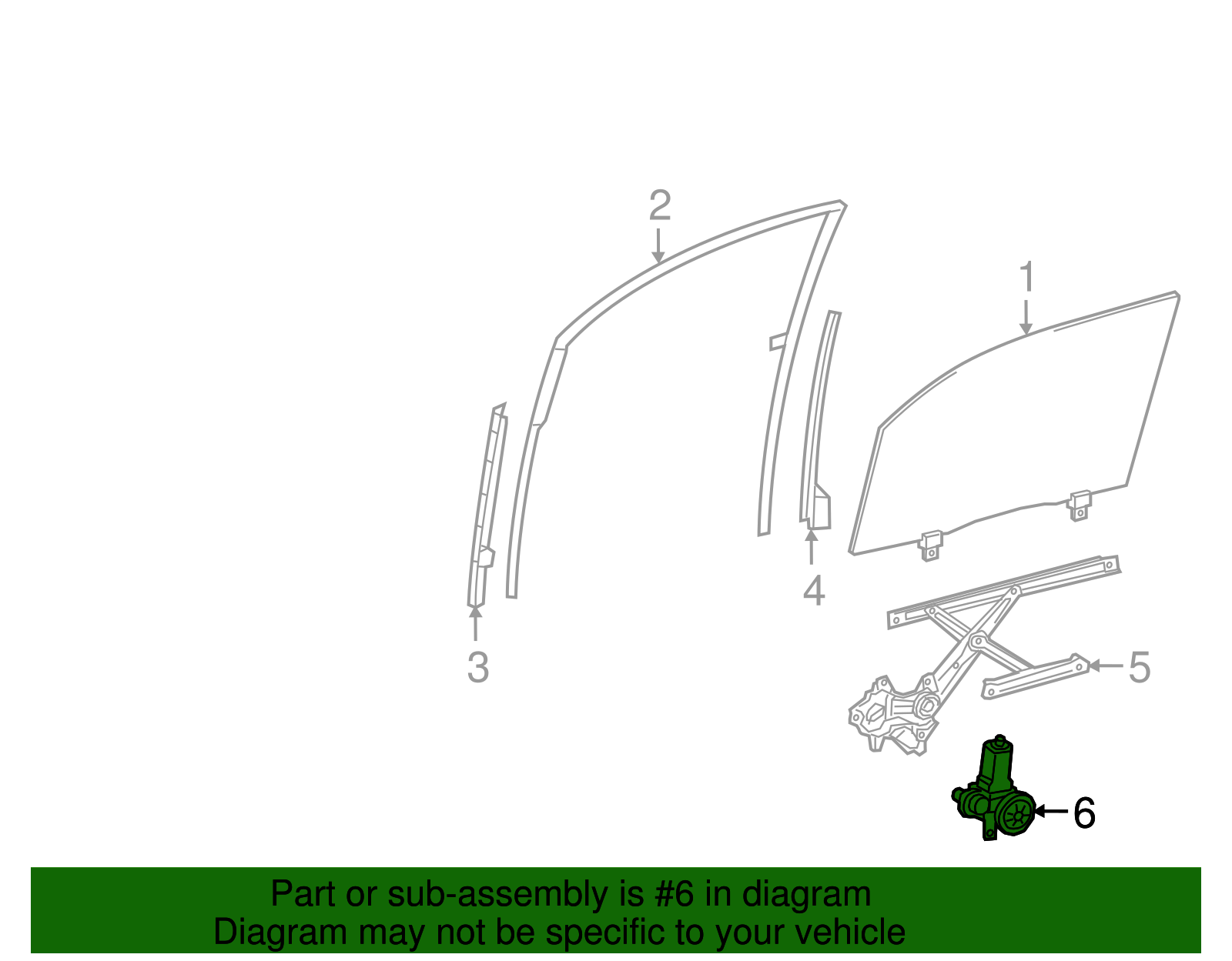Genuine Toyota Window Motor part# 85720-04040 for 2016-2023 Toyota ...