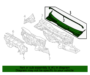 86150-R0000 - Cowl Grille 2022-2024 Kia Carnival | Kia.Parts Store