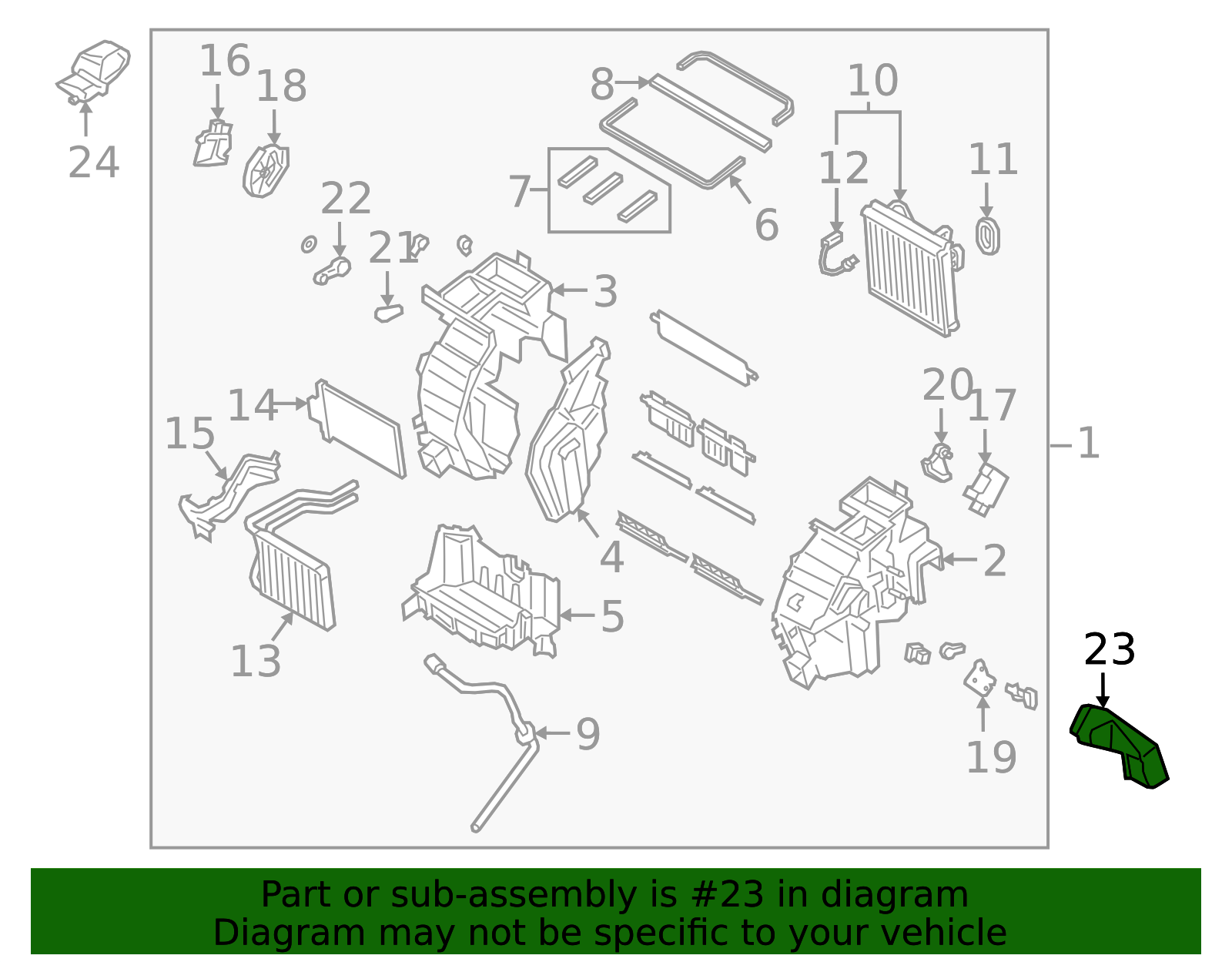 97282-K0000 - Air Vent 2020-2025 Kia Soul | Kia.Parts Store