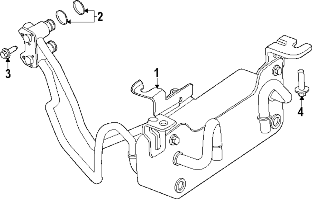 Original 2023-2024 Ford Oil Cooler Assembly PC3Z-7869-F | Levittown ...