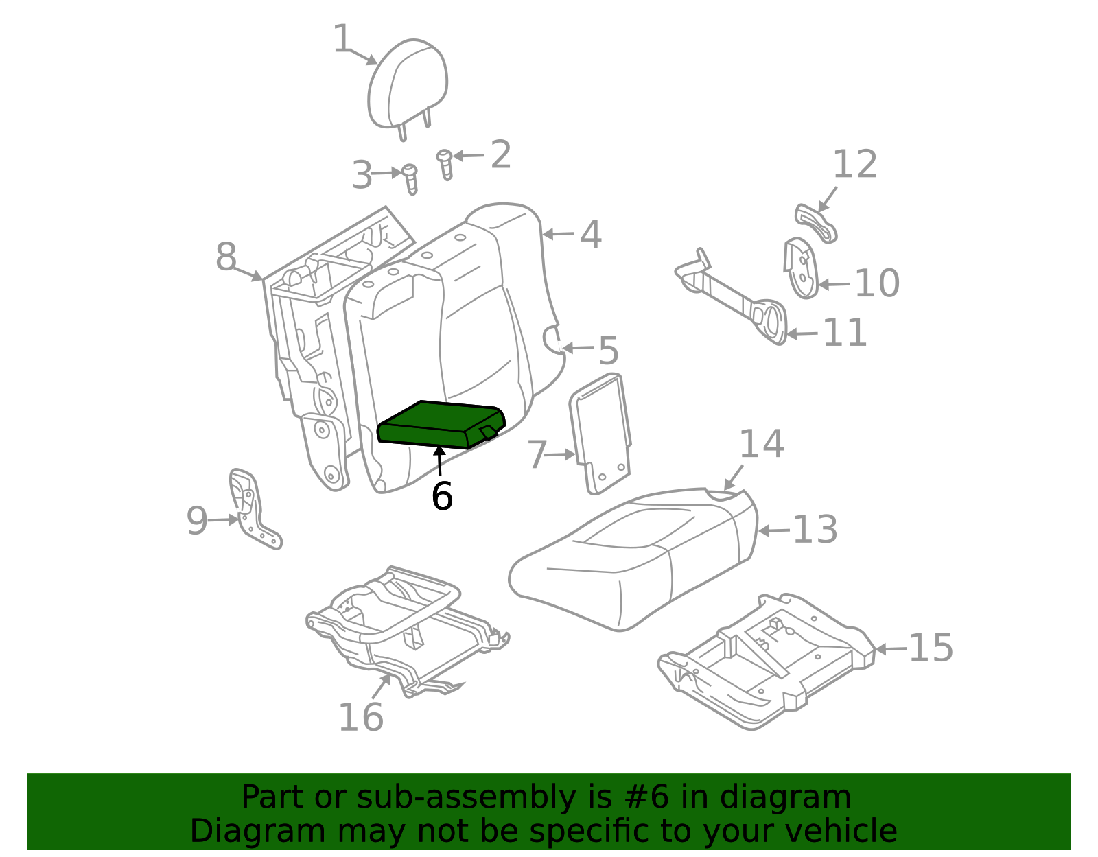 Seat Armrest - Bring Back Factory Comfort and Function | AutoNation Parts