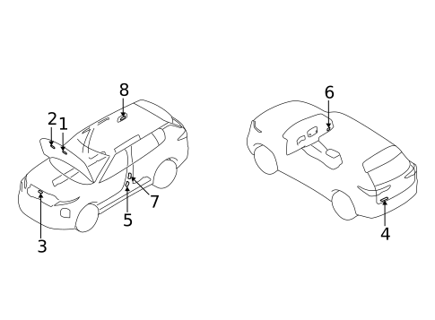 Labels for 2023 Mitsubishi Outlander PHEV | Mitsubishi Parts Warehouse