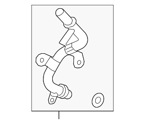 2011-2021 GM Engine Oil Cooler Inlet Pipe with O-Ring 55565382 ...