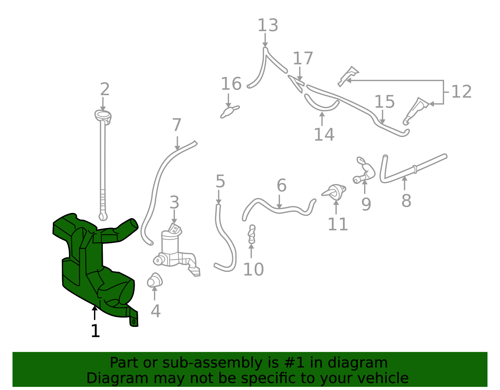 76841-TM8-A01 - High-Quality Washer Fluid Reservoir for 2010-2011 Honda ...