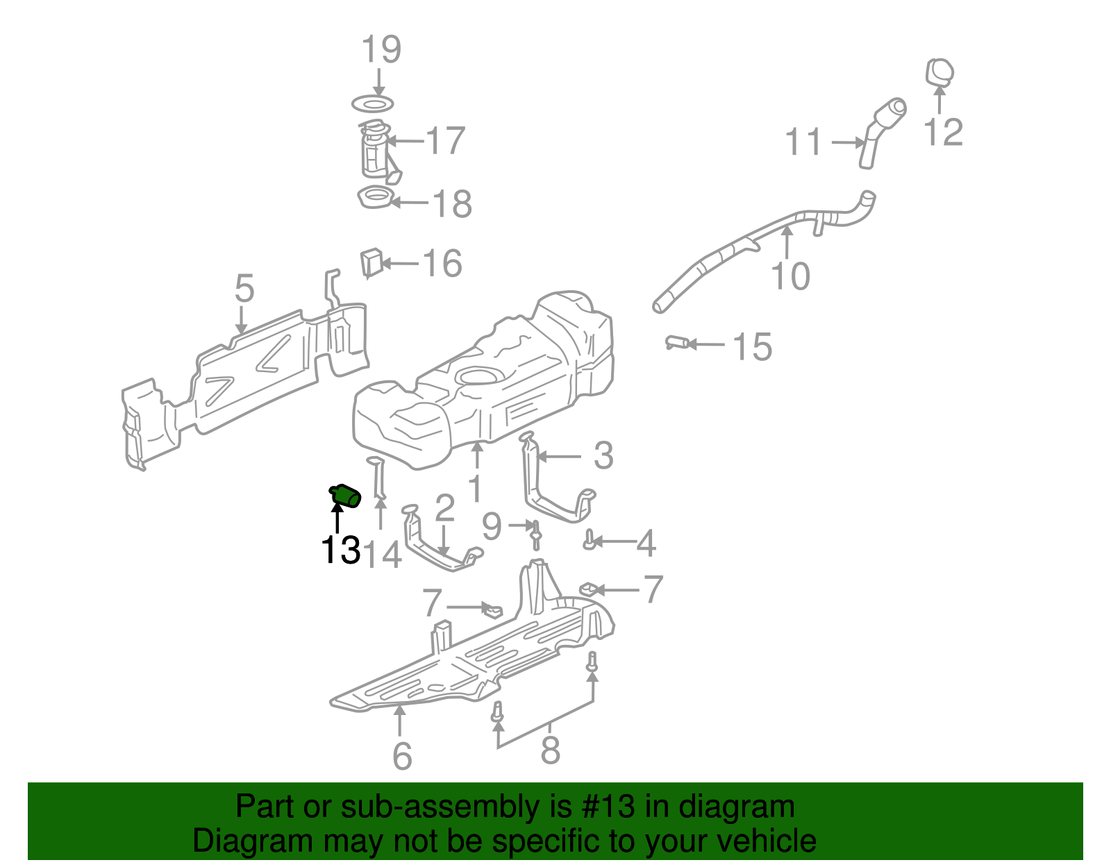 19368932 - Fuel Filter 2002-2006 GM | GMPartsNow