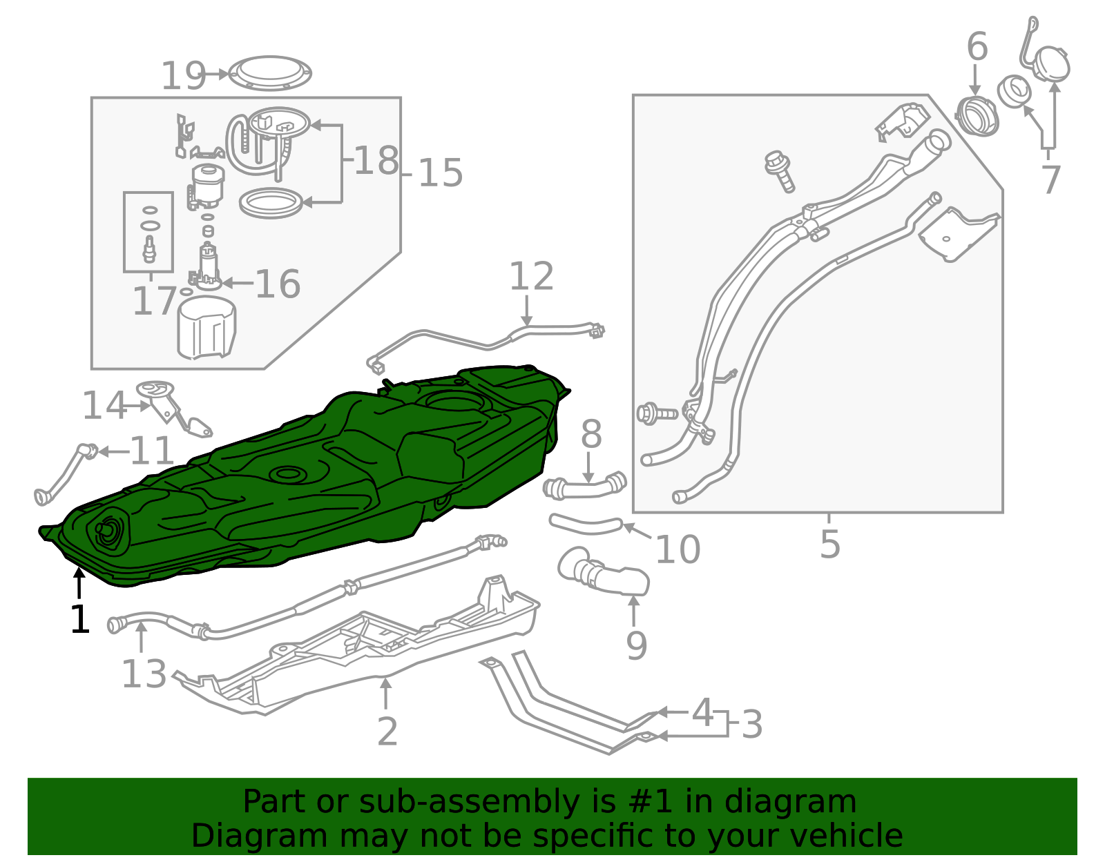 77001-0R060 - Fuel Tank - 2013-2018 Toyota RAV4 | Nucar Toyota of North ...