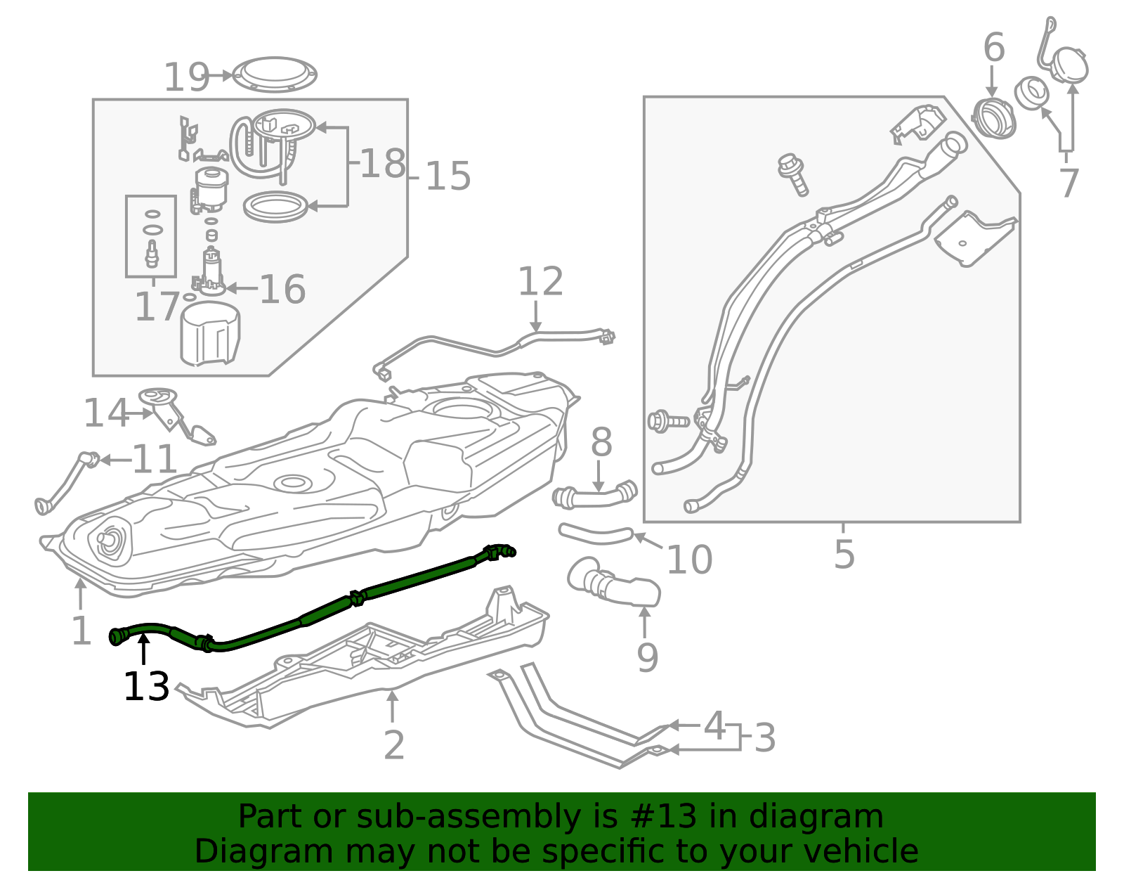 77404-0R040 - Buy Toyota Fuel Tank Vent Hose | 2013-2018 Toyota RAV4 ...