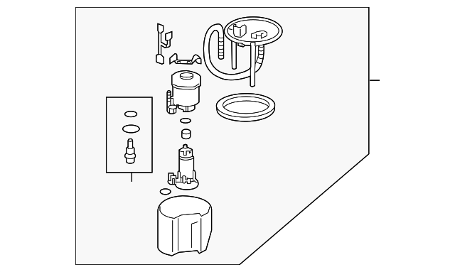 77020-0R020 - Fuel Pump Assembly - 2009-2018 Toyota RAV4 | OEM Genuine ...