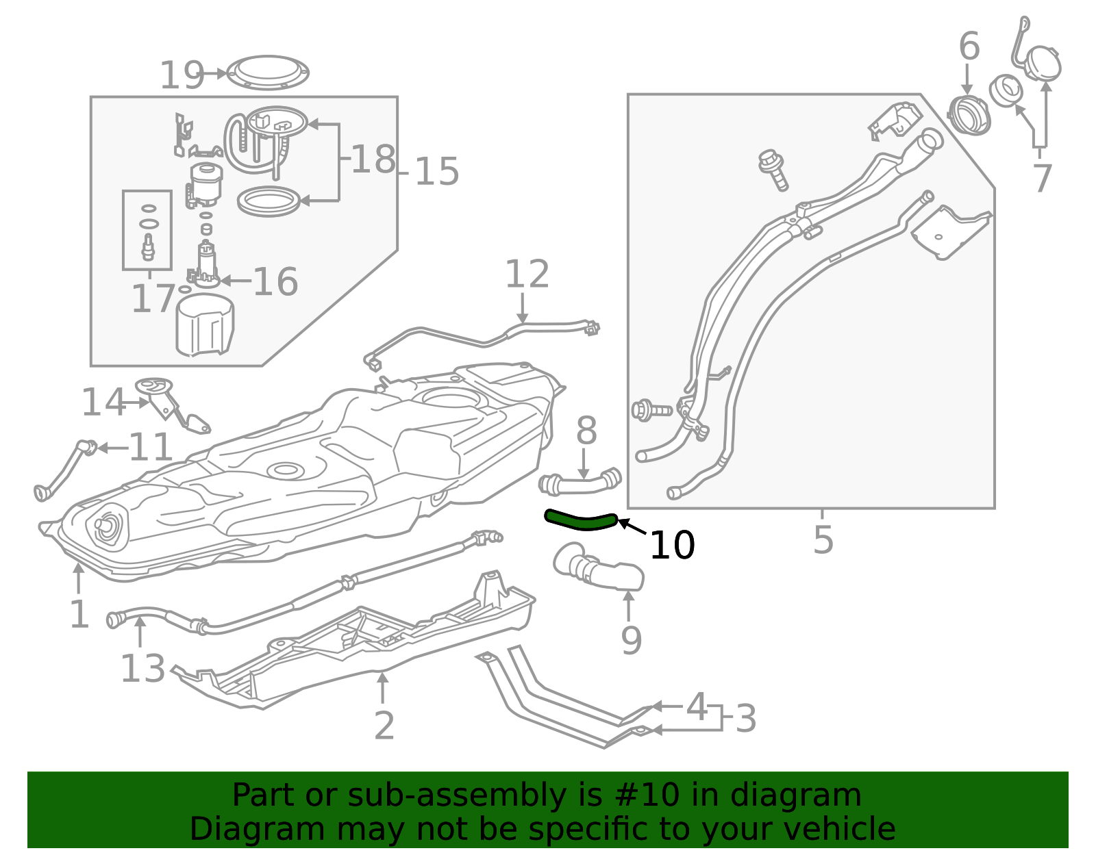 77754-0R030 - High-Quality Fuel Tank Vent Hose for 2013-2018 Toyota ...