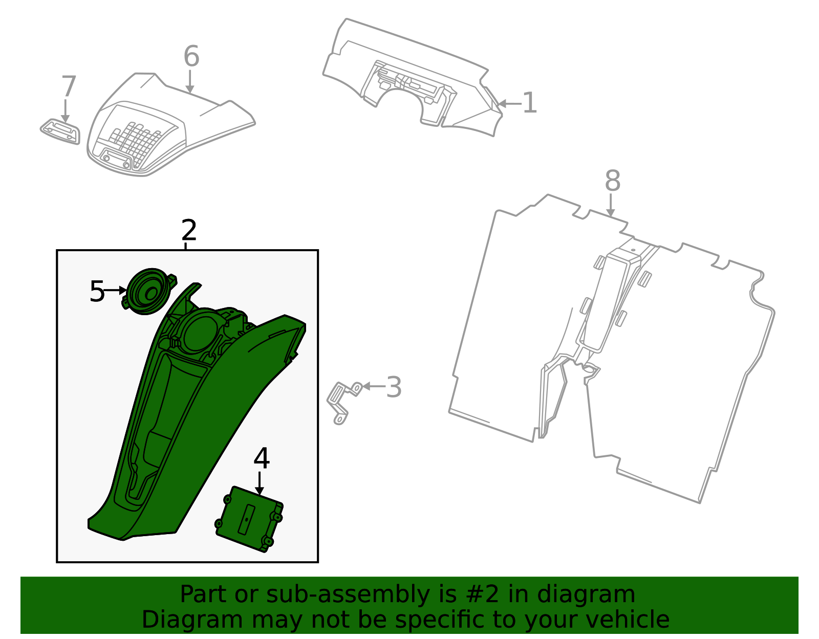 2020-2021 Chevrolet Corvette Center Panel 84798858 | Capital Chevy Parts