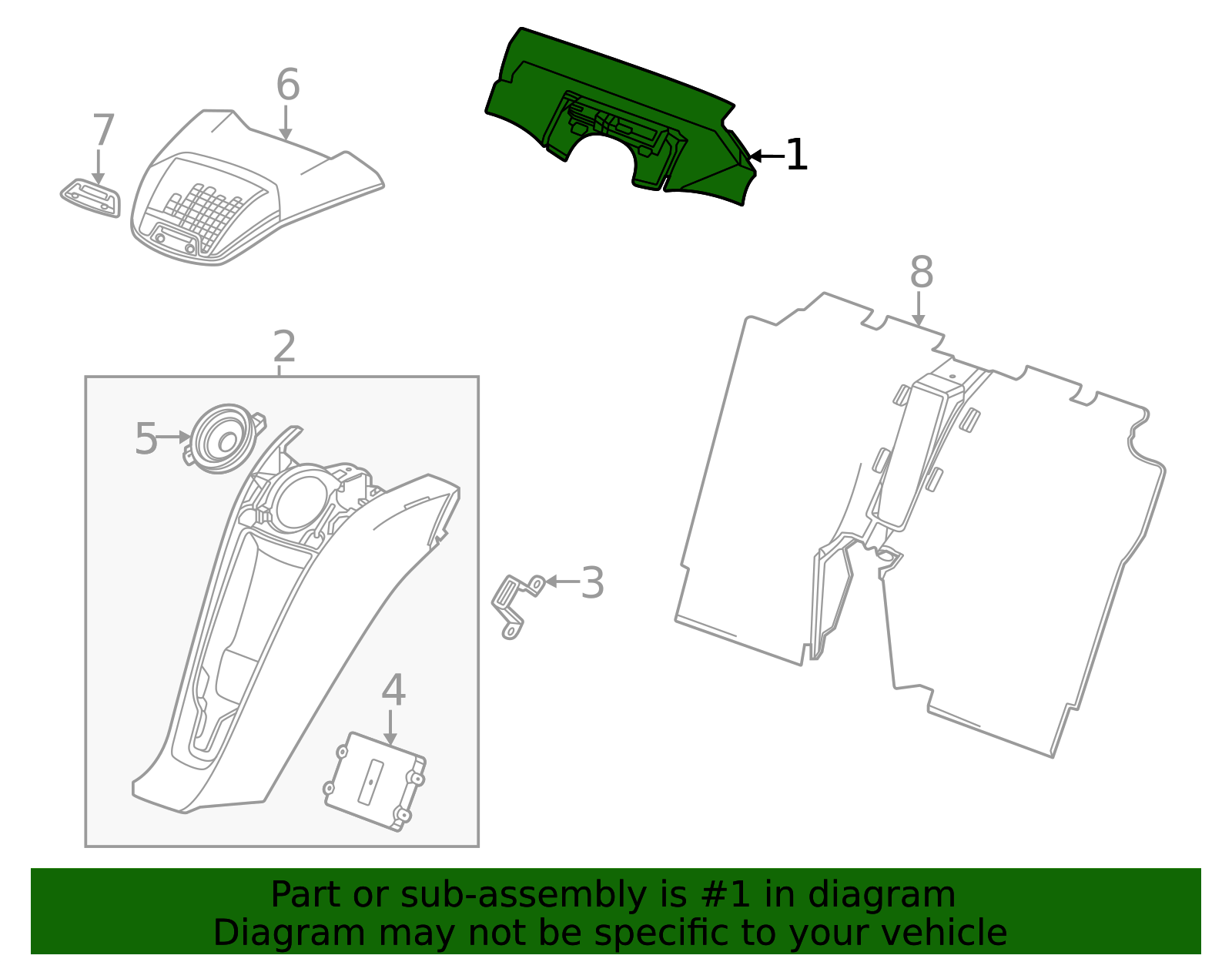 2020-2025 Chevrolet Corvette Closure Panel 84883220 | Shop Matick Buick GMC