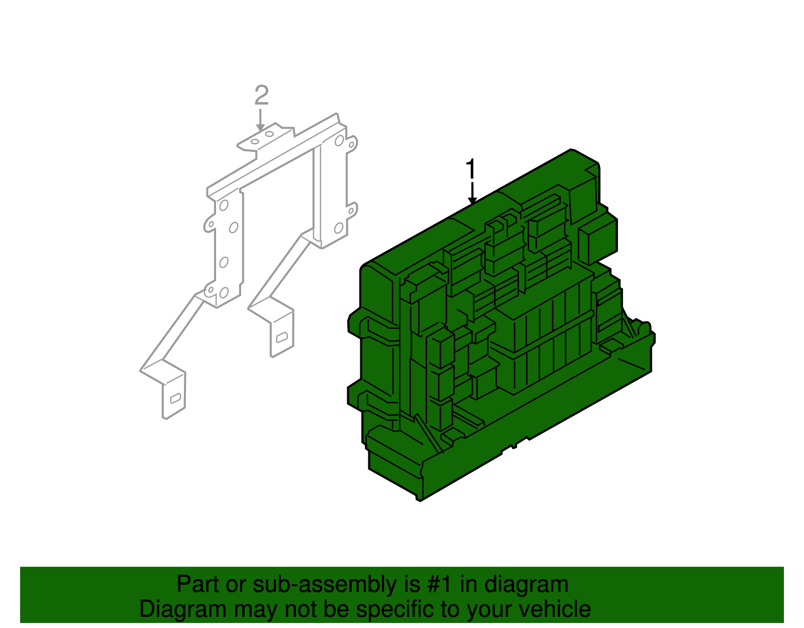 61149119445 - 2008-2015 BMW Relay Box (61-14-9-119-445) | BMW of South ...