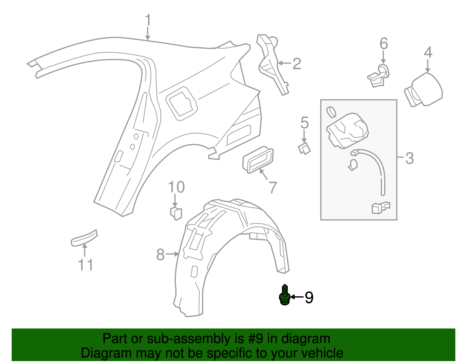 91501-S04-003 - Fender Liner Clip 1995-2025 Honda | Toronto Honda Parts