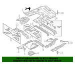 2015-2025 Ford Truck Bed Panel Reinforcement Rivet W702512-S900C | OEM ...