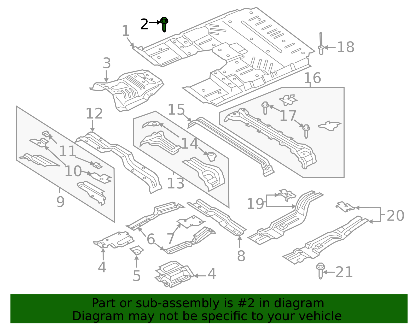 -W708777-S900C - Body A-Pillar Reinforcement Rivet | Ford Parts Direct