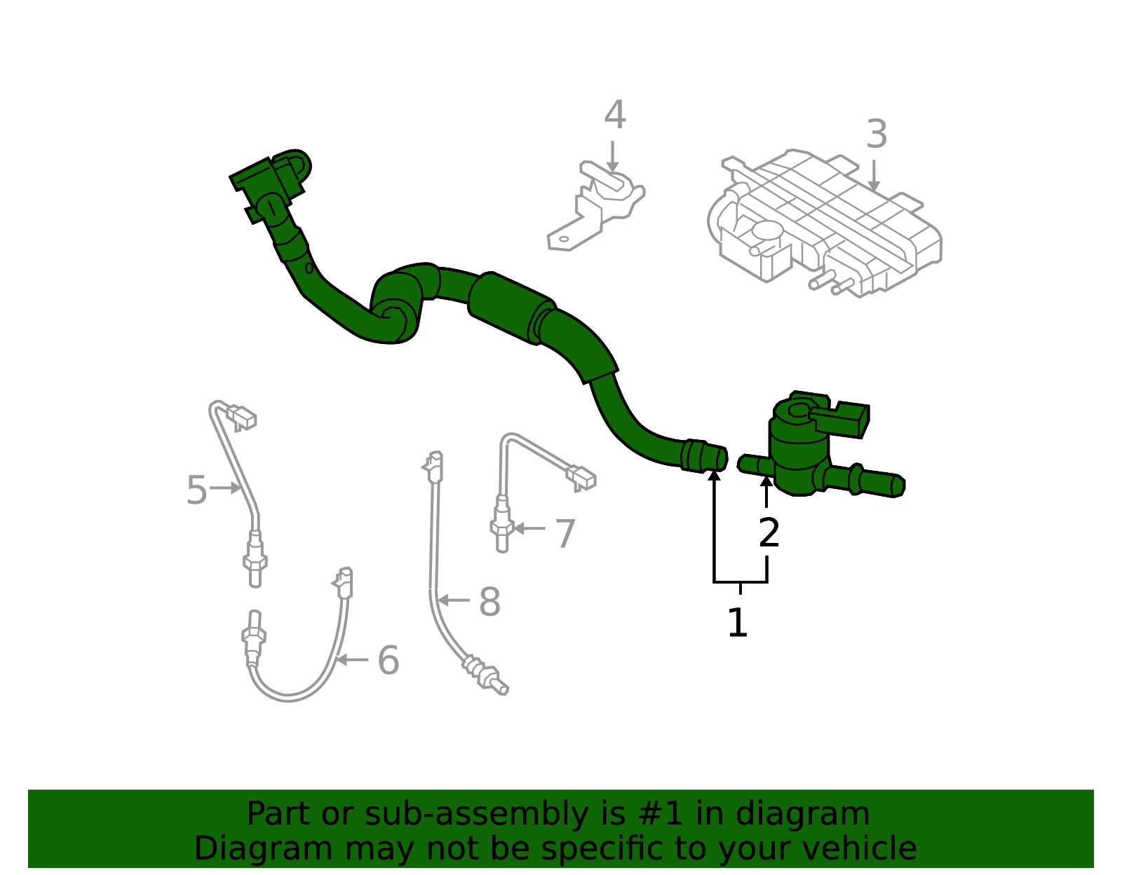 ca0720370h - Vacuum Tube 2009-2013 Mazda 6 | Bam Wholesale Parts