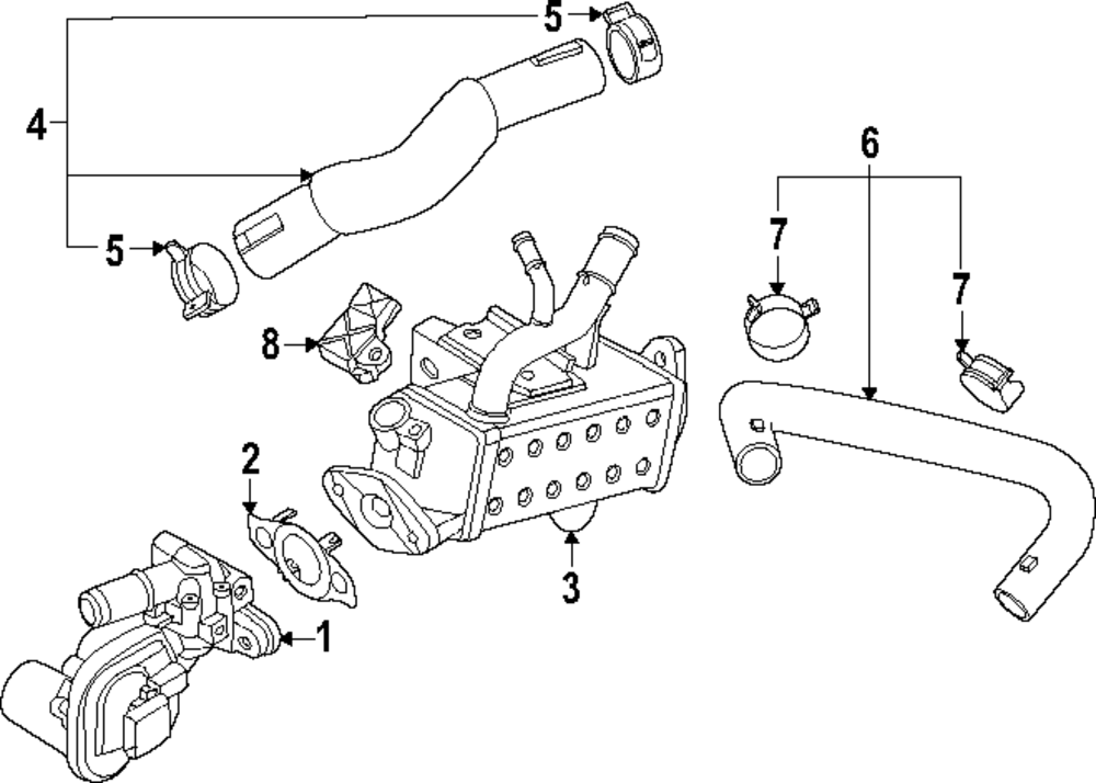 39360-08HA0 - Pressure Feedback Sensor 2023-2025 Kia Niro | Kia.Parts Store