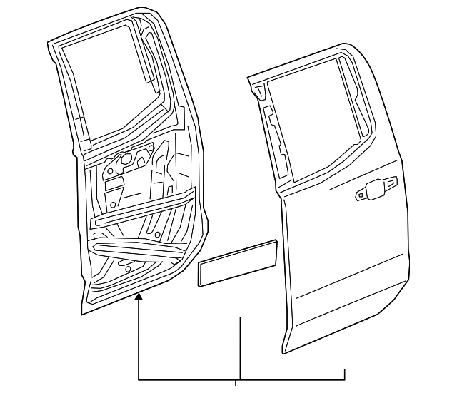 86817879 - Door Shell Chevrolet Parts Direct
