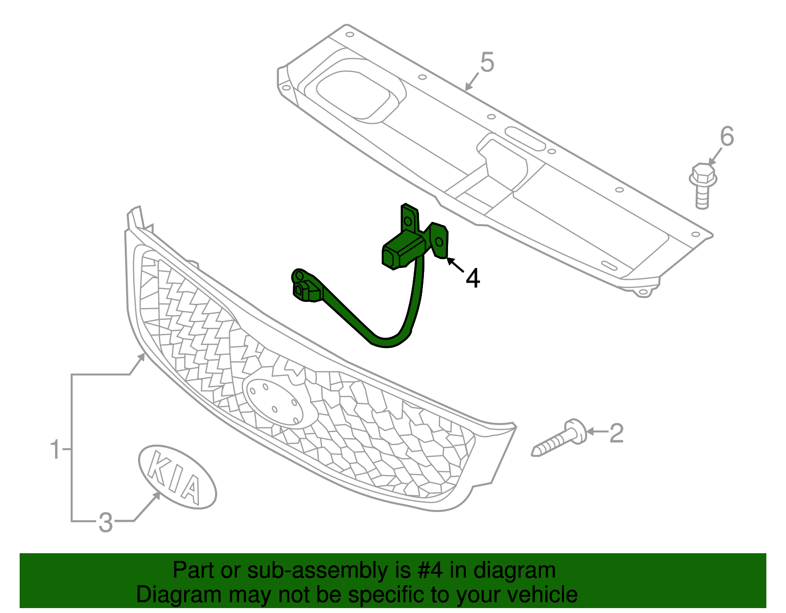 2016-2020 Kia Sorento 2016-2020 Kia Sorento - Front Camera 95780-C6000 ...