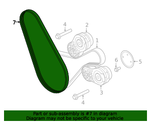 2019-2023 Land Rover | Water Pump Belt | LR100931 | Express Land Rover ...