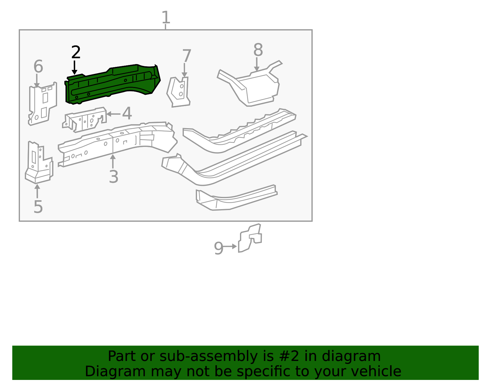 2012-2018 Toyota RAV4 Outer Rail 57026-0R010 | MotorMotor