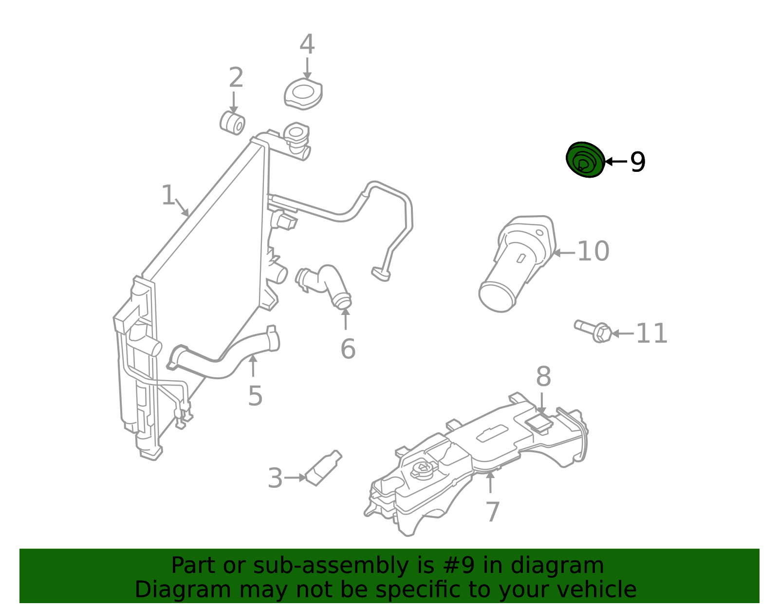 2007-2011 Mopar Engine Coolant Thermostat 68273161AA | Mopar Parts Canada