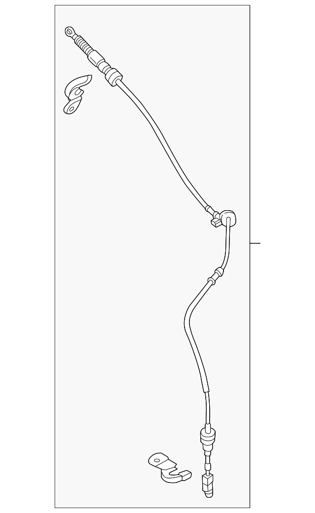 DG9Z-7E395-AU - Shift Control Cable 2013-2020 Ford | Ford Parts Direct