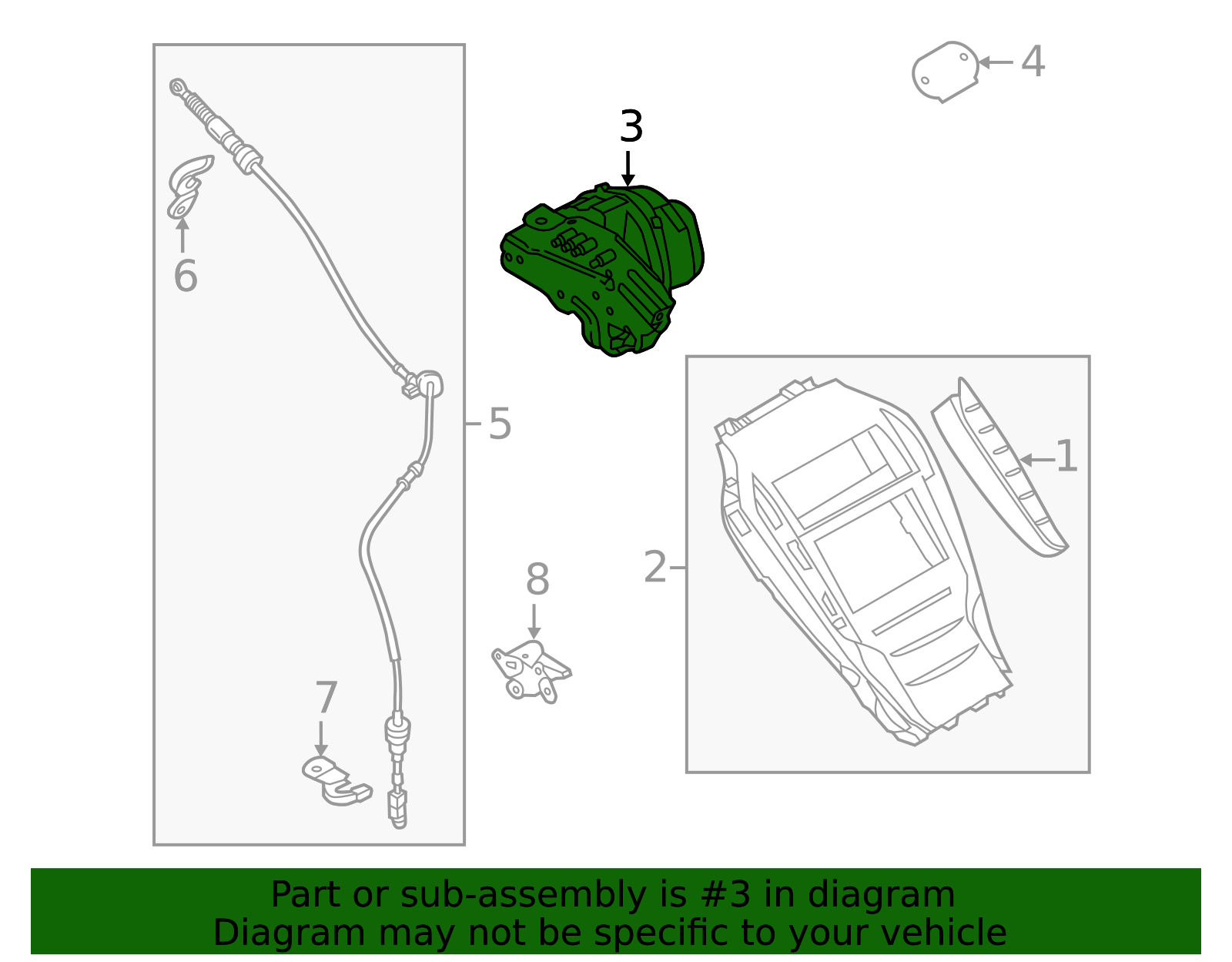HP5Z-7E096-D - 2017-2020 Ford - Actuator Assembly | Ford OEM Parts Outlet