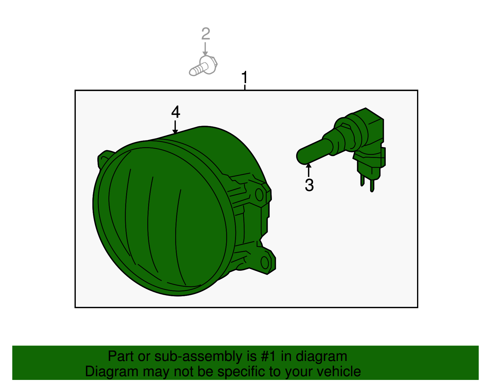 81210-06071 - Fog Lamp Assembly 2007-2017 Toyota | Toyota San Diego Parts