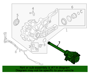 N1MZ-3A427-F - Axle Assembly 2020-2025 Ford | Ford Parts Direct