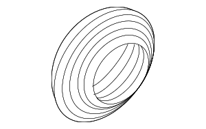 Genuine OEM Ford Part - Transfer Case Output Shaft Seal CN1Z-7H424-B ...